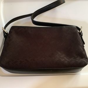 Talbots | Bags | Vintage Talbots Shoulder Bag Black With Talbots Logo ...